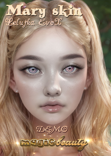 Second Life Marketplace - DEMO[Magic Beauty] Mary skin (LeLutkaEVOX)