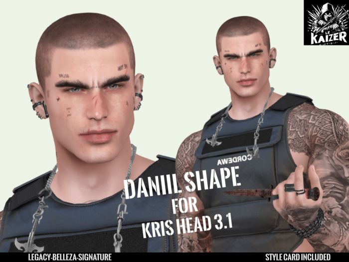 Second Life Marketplace - Daniil Shape for Kris Head 3.1