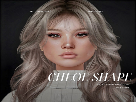 Second Life Marketplace - REFINE : Chloe Shape [BILLIE 4.0] Evo X