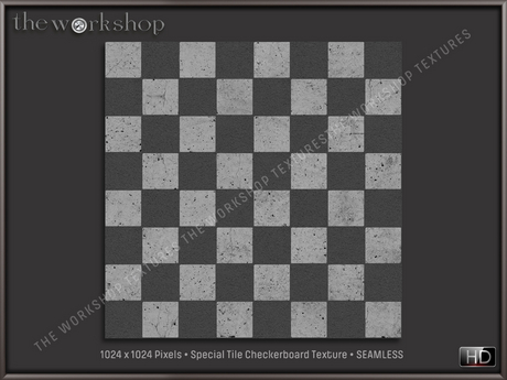Second Life Marketplace - SPECIAL TILE CHECKERBOARD TEXTURE SET-02