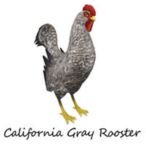 Second Life Marketplace - Barnyard Bird Nest - California Gray - Rooster