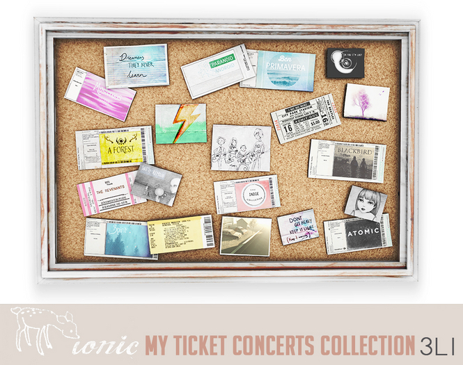 Second Life Marketplace - ionic . My Ticket Concerts collection
