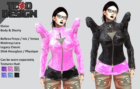 Second Life Marketplace - Body & Shorty ~ Eloise [Textures Hud]...