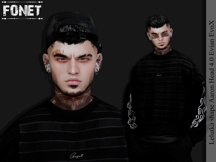 Second Life Marketplace - Lelutka shape Aaron Head 4.0 Evian EvoX