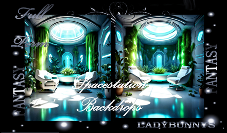Second Life Marketplace - Fantasy Background Textures-Spacestation ...