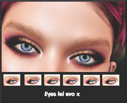 Second Life Marketplace - "Amara" Eyes lel evo x #E1 6 colors