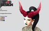 Second Life Marketplace - Demon Horns ~ Lou [Textures Hud]. DEMO