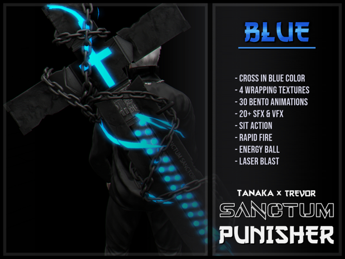 Second Life Marketplace - [TANAKA x TREVOR] - SANCTUM PUNISHER - (BLUE)