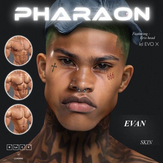 Second Life Marketplace - PHARAON - EVAN / Skin EvoX