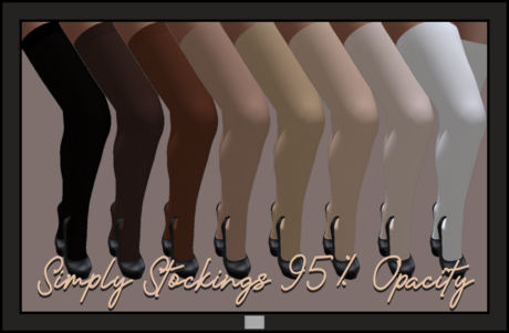Second Life Marketplace - ~AB~ Simply Stockings 95% Opacity