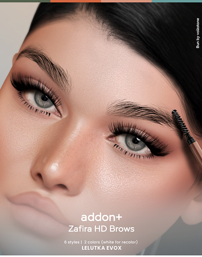 Second Life Marketplace - addon+ Zafira HD Brows Lel