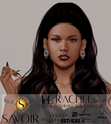 Second Life Marketplace - .:SAVOIR:. RACHEL SHAPE - LELUTKA EVOX AVALON 3.1