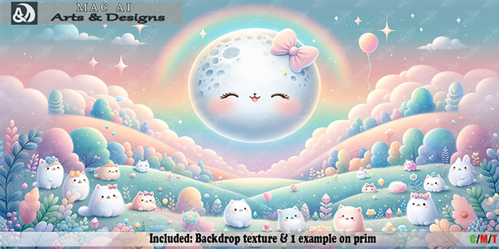 Second Life Marketplace - Kawaii Backdrop - Daydream Meadows 4