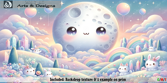 Second Life Marketplace - Background - Daydream Meadows 01