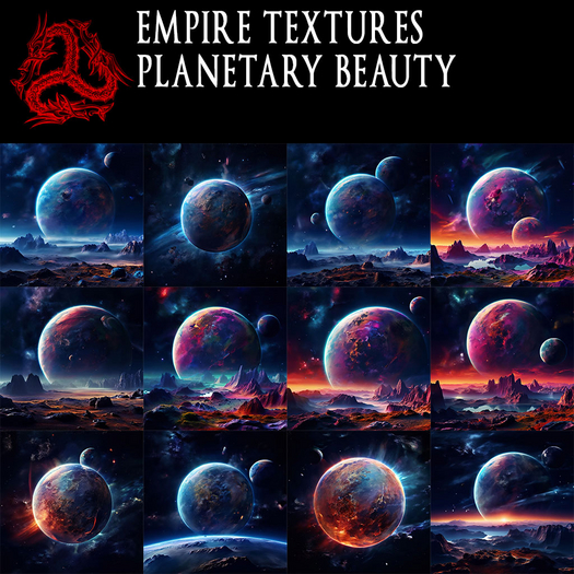 Second Life Marketplace - EMPIRE TEXTURES - planetary beauty