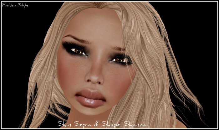 Second Life Marketplace - *Fashion Style* Skin Shanna Sepia Stripes