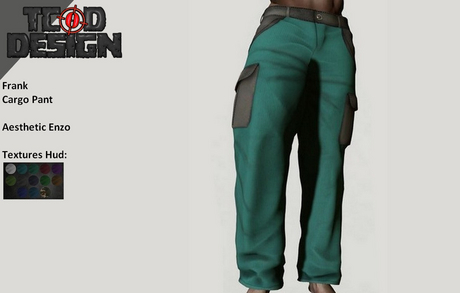 Second Life Marketplace - Cargo Pant ~ Frank [Textures Hud]...
