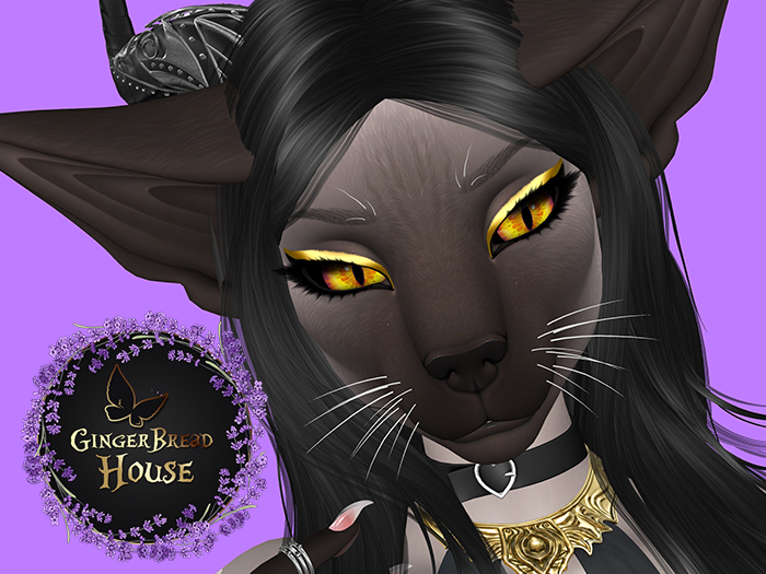 Second Life Marketplace - Gold eyeliner MARZ Silvestris