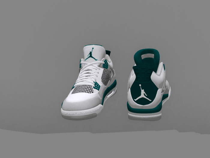 Second Life Marketplace - Cyan Nike Air Jordan 4