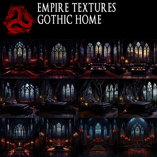 Second Life Marketplace - EMPIRE TEXTURES - gothic home
