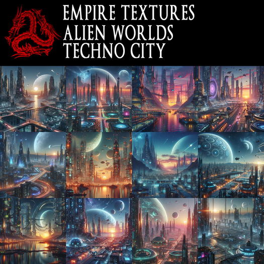 Second Life Marketplace - EMPIRE TEXTURES - alien worlds - techno city
