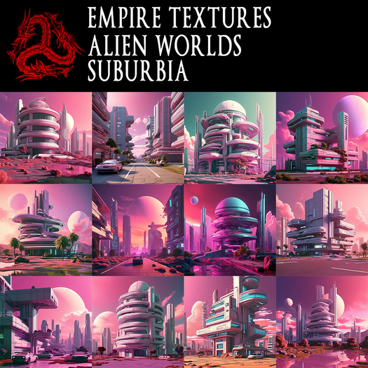 Second Life Marketplace - EMPIRE TEXTURES - alien worlds - suburbia