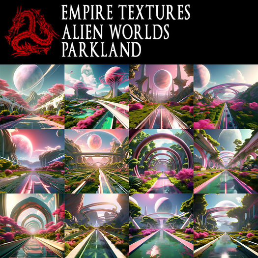 Second Life Marketplace - EMPIRE TEXTURES - alien worlds - parkland