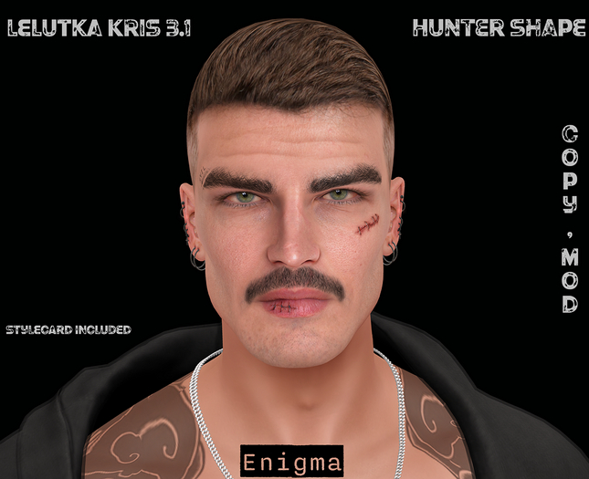 Second Life Marketplace - Hunter Shape (Lelutka Kris Head 3.1) [Limited ...