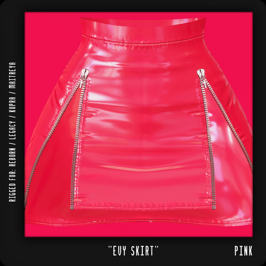 Second Life Marketplace - - TRIGGERED - Evy Skirt (Pink) (BOXED)