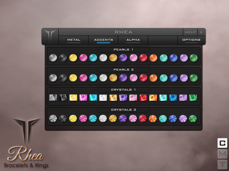 Second Life Marketplace - **RE** Rhea Bracelets & Rings Set - Maitreya ...
