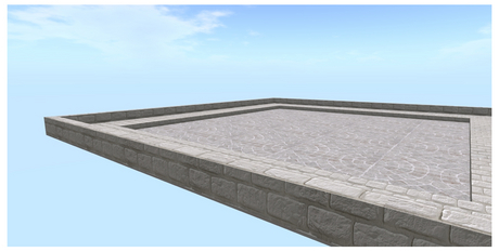 Second Life Marketplace - Sky Platform "The white Plaza" 32x32 -BOX ...