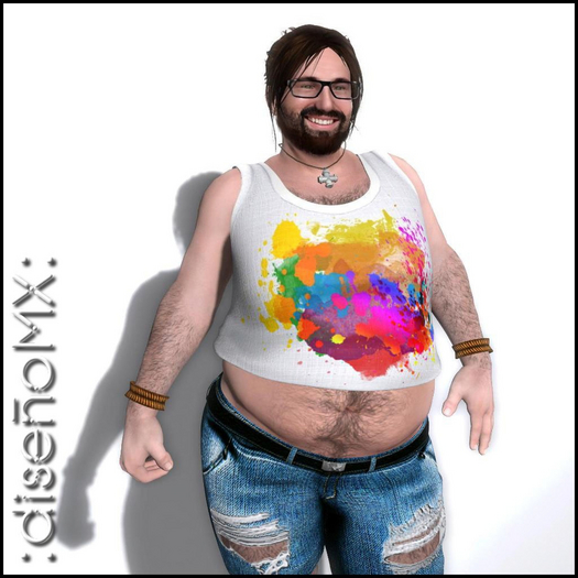 Second Life Marketplace - El Pintor :dMX: Tank Top (Piggu - Jonathan ...