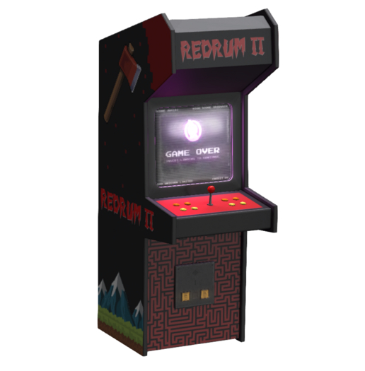 Second Life Marketplace - [Bad Unicorn] Redrum 2 Machine - Arcade Rush Gacha