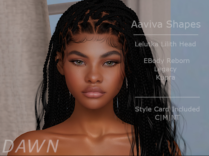 Second Life Marketplace - DAWN Shape | Lelutka Lilith Head