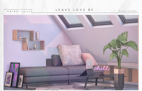 Second Life Marketplace - :HAIKEI: Leave Love Be / GACHA / 6 - Sofa