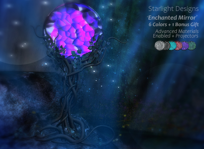 Second Life Marketplace - Starlight Designs - Enchanted Forest Mirror