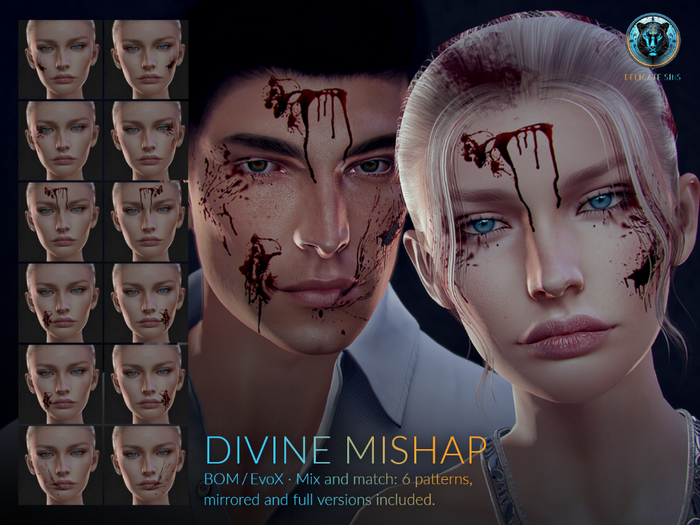 Second Life Marketplace - {DS} - Addons - Divine Mishap / Bloody Face ...