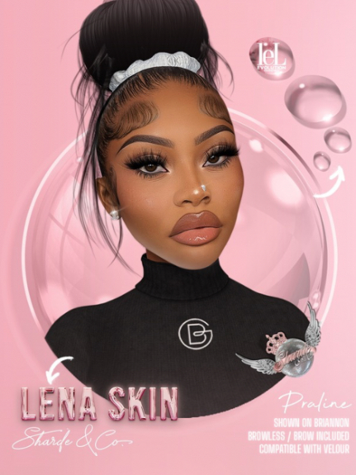Second Life Marketplace - SHARDE $ Lena Skin - EVO - PRALINE