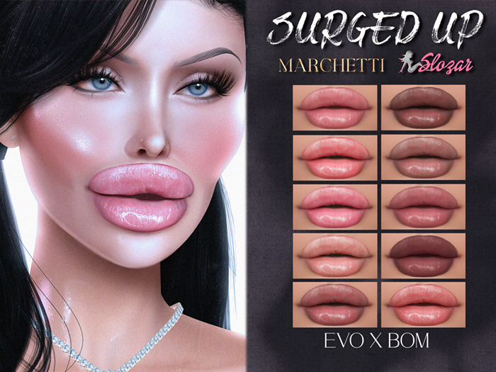Second Life Marketplace - Marchetti X Slozar. BIMBO Lips - Surged Up Bom