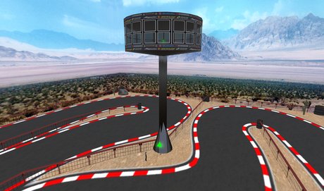 Second Life Marketplace - 1/2 SIM Skybox Raceway "Desert" - HALF SIM ...
