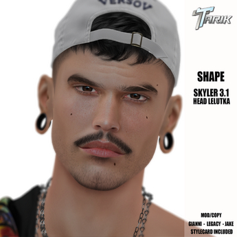 Second Life Marketplace - -- T. TARIK -- Shape MATTHEW [ Skyler Head ...