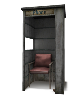Second Life Marketplace - *ionic* Distressed phone cabin