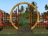 Second Life Marketplace - Japanese MOON GATE + 2 Cherry Blossom Maple