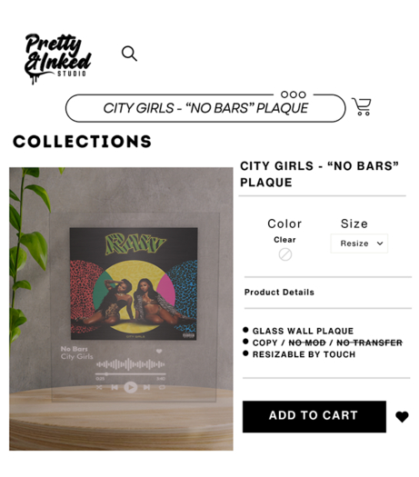 Second Life Marketplace - PRETTY & INKED STUDIO - CITY GIRLS - "NO BARS ...