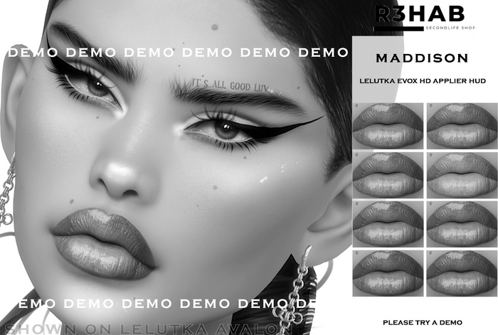 Second Life Marketplace - R3HAB- Maddison- Evox DEMO