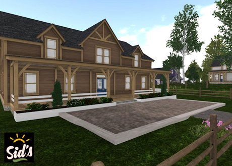 Second Life Marketplace - DEMO LH Ranch - Stable Front Yard Add-on