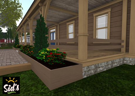 Second Life Marketplace - DEMO LH Ranch - Stable Front Yard Add-on
