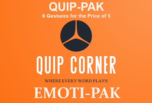 Second Life Marketplace - Quip Corner Quip-Pak - Emoti-Pak: 6 Gestures ...