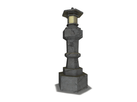 Second Life Marketplace - Tōrō - hexagonal base - Japanese Garden Lantern