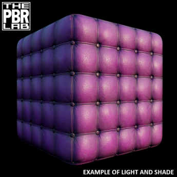 Second Life Marketplace - The PBR Lab - Square Padded Leather 13 Pink ...